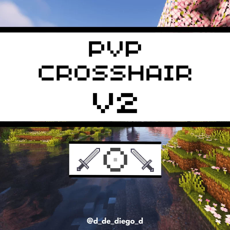 PVP CROSSHAIR V2 Minecraft Texture Pack