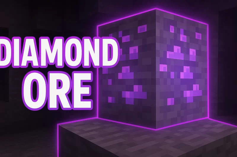 Diamond-ore Minecraft Texture Pack