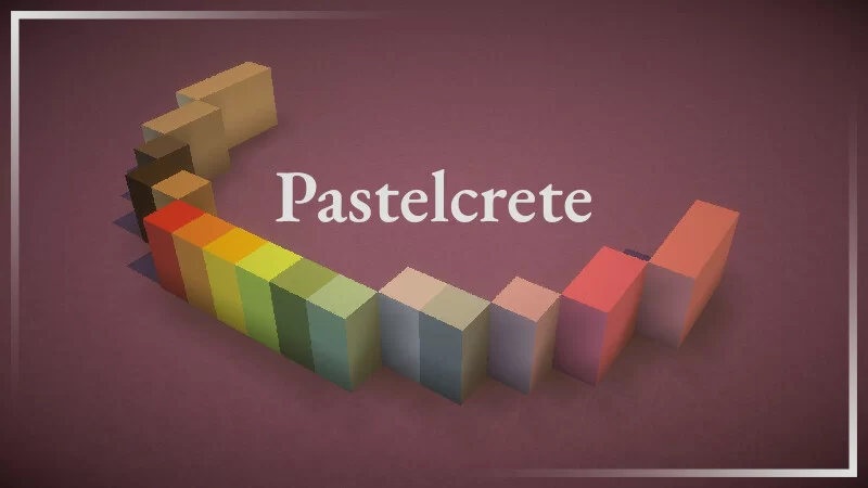 Pastelcrete | Bedrock Minecraft Texture Pack