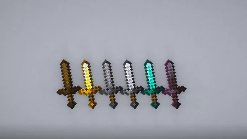 Warrior Swords Minecraft Texture Pack