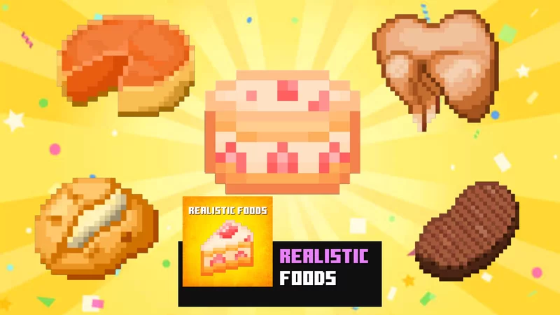 Realistic Foods Minecraft Texture Pack