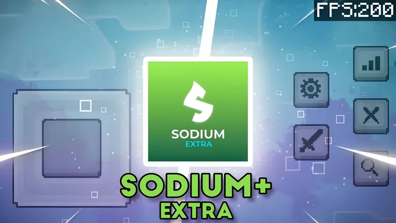 Sodium Extra FPS Boost Minecraft Texture Pack