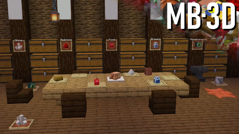 MB-3D Items Pack Minecraft Texture Pack