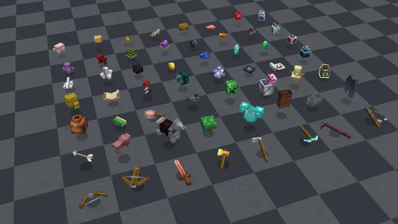 MB-3D Items Pack Minecraft Texture Pack