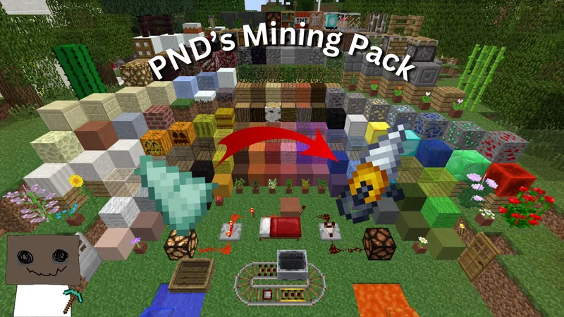 PND's Skyblock Mining Pack v2 Minecraft Texture Pack