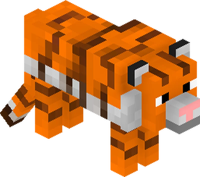 Wolf to Tiger Minecraft Texture Pack