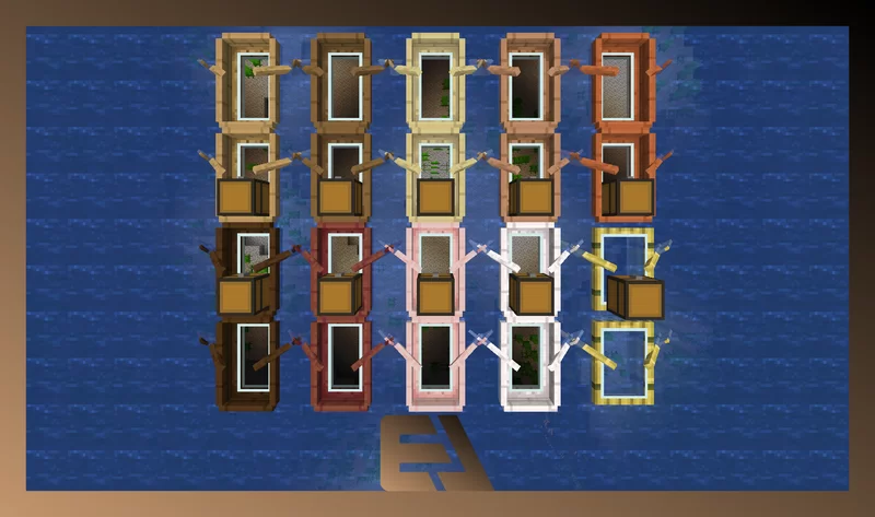 Glassy Boats Minecraft Texture Pack