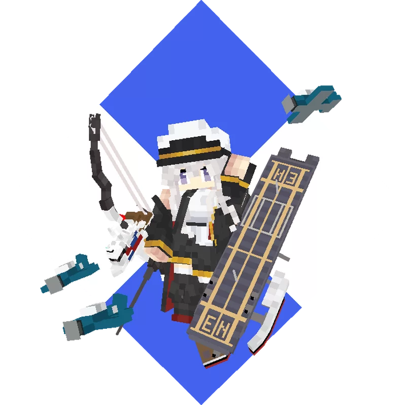 (Figura mod) Azur lane - Enterprise v6 Minecraft Texture Pack