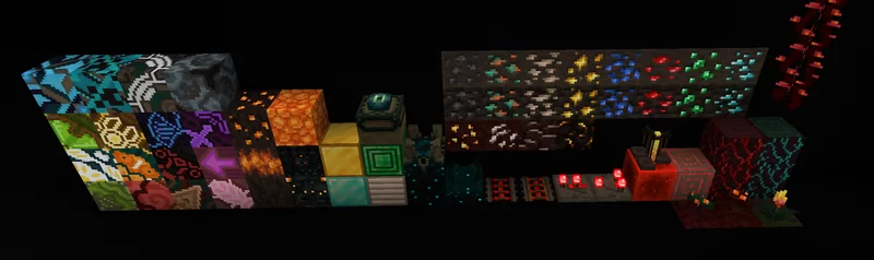 Glowing blocks Minecraft Texture Pack