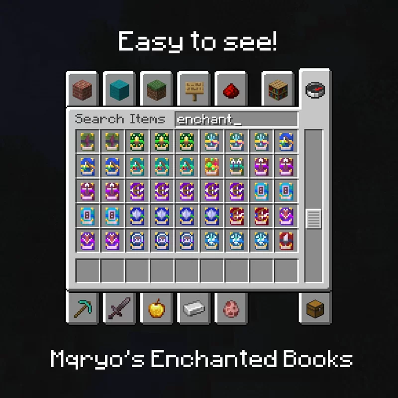 Mqryo's Enchanted Books Minecraft Texture Pack