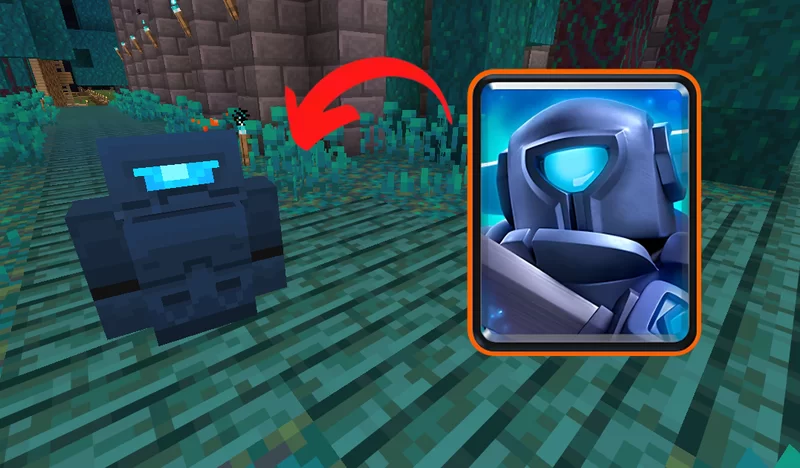 Mini PEKKA as Copper Golem! Minecraft Texture Pack