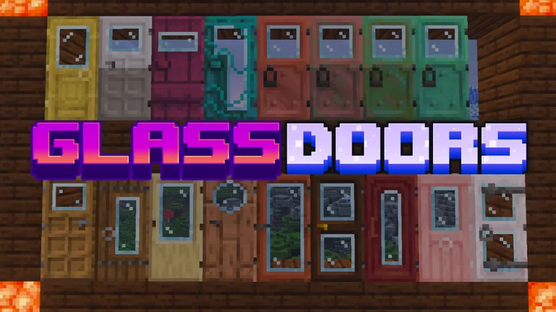 Glass Doors Minecraft Texture Pack