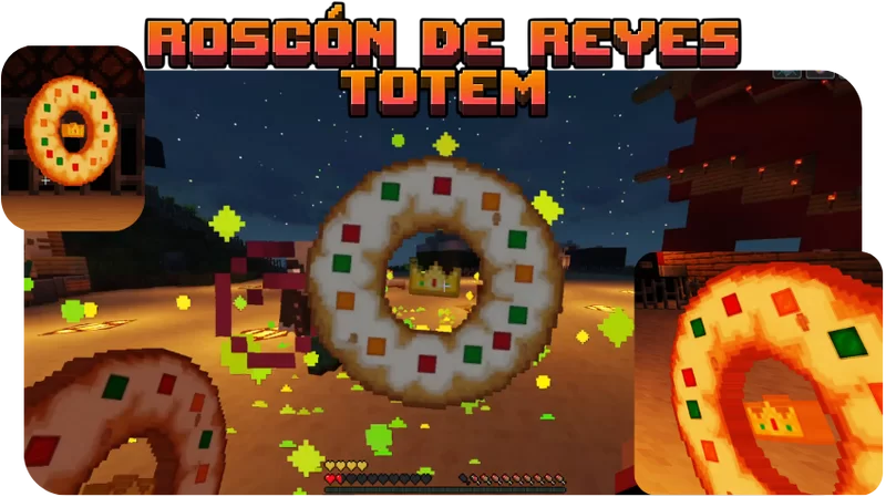King Cake - Roscon de Reyes Totem (Epiphany Celebration) Minecraft ...