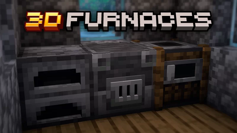 Furnaces 3D Minecraft Texture Pack