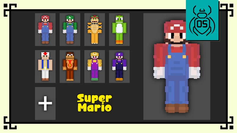 OS's Super Mario Minecraft Texture Pack