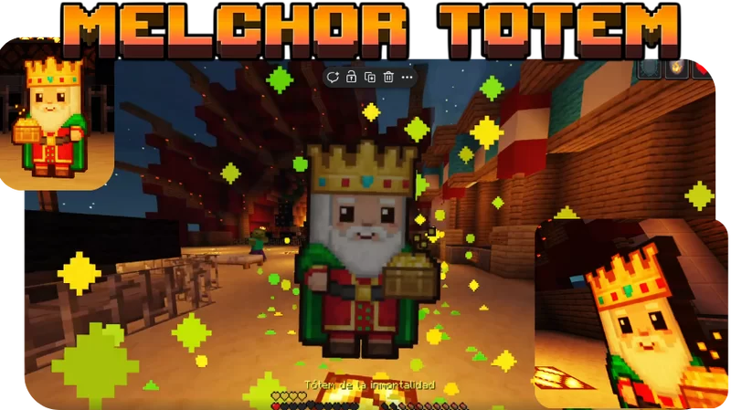 King Cake - Roscon de Reyes Totem (Epiphany Celebration) Minecraft ...
