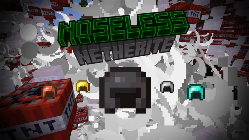 Noseless Netherite helmet item Minecraft Texture Pack