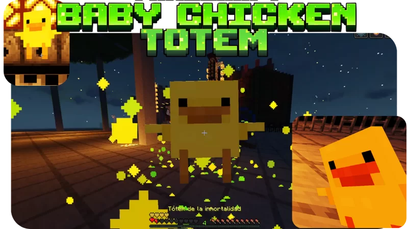 New Baby Chicken Totem - Cutest Drop Edition Minecraft Texture Pack