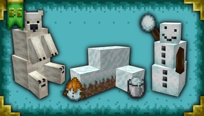 Snowy Rework - Bedrock Minecraft Texture Pack