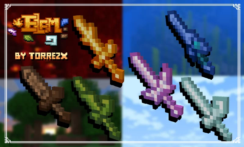 Torrezx-Elemental swords Minecraft Texture Pack