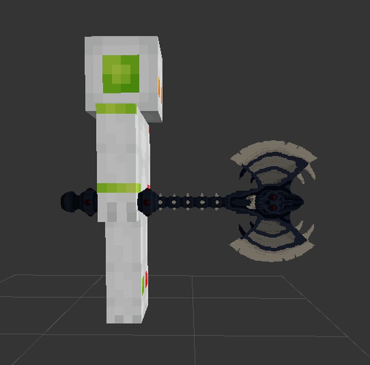 Custom 3D Fantasy Axe Minecraft Texture Pack