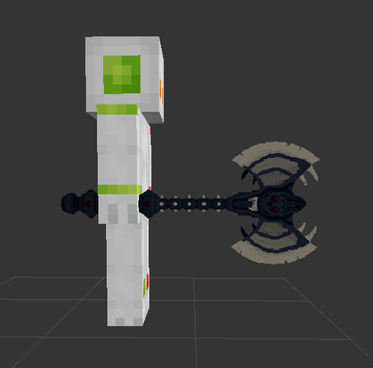 Custom 3D Fantasy Axe Minecraft Texture Pack