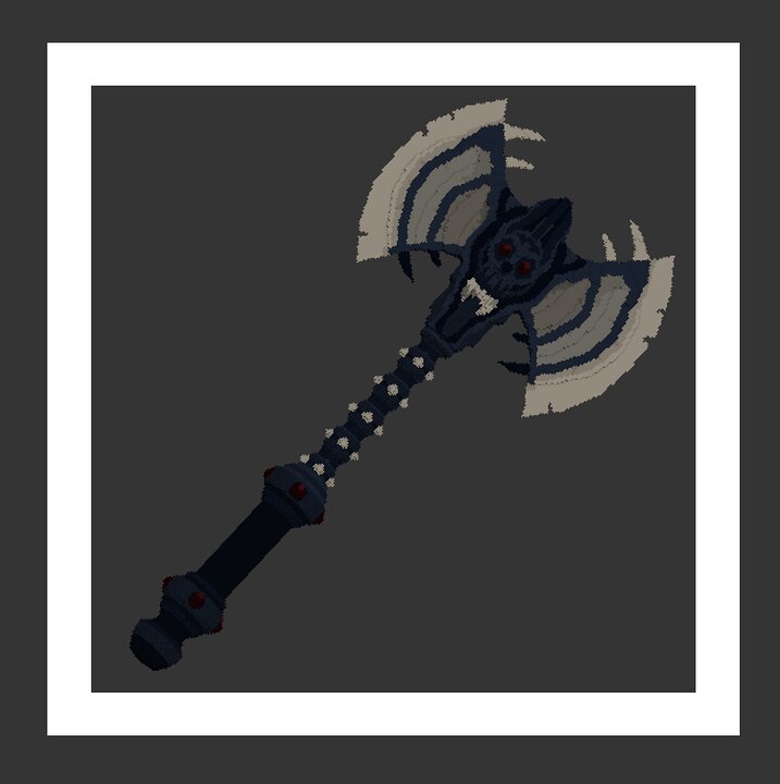 Custom 3D Fantasy Axe Minecraft Texture Pack