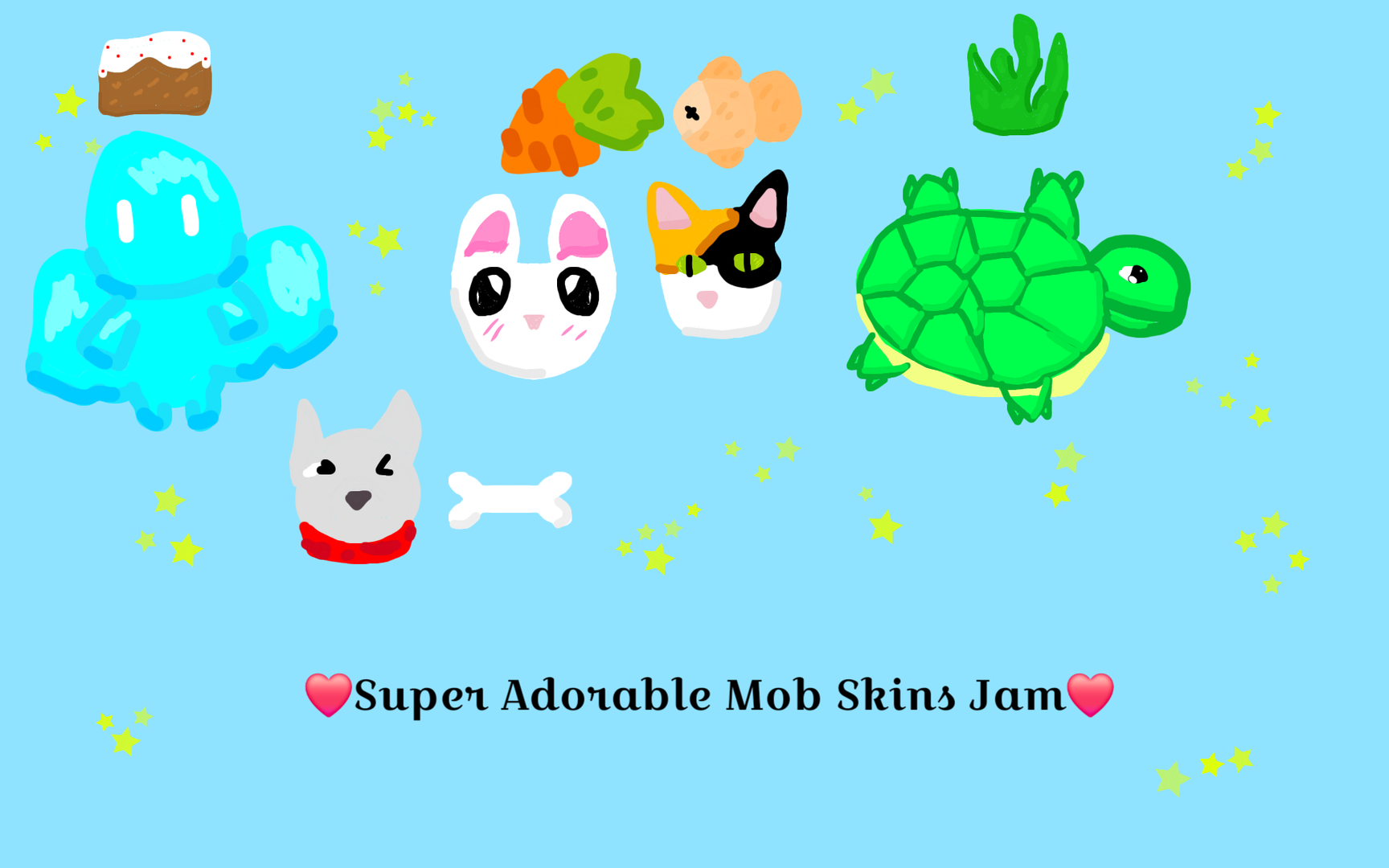 Super Adorable Mob Skins Jam on Planet Minecraft