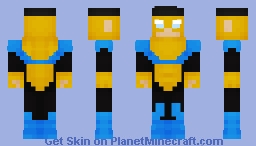 Invincible | Mark Grayson Minecraft Skin