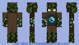 Ahşap ve yaprak işçiliği Bubble Minecraft Skin