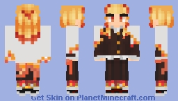 Kyojuro Rengoku Minecraft Skin