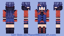 Miside || Kind Mita (vampire) Minecraft Skin