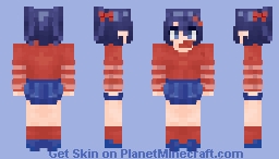 Miside || Kind Mita (vampire) Minecraft Skin