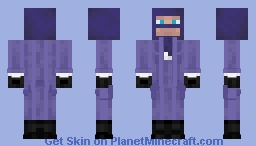 Blue spy TF2 Minecraft Skin