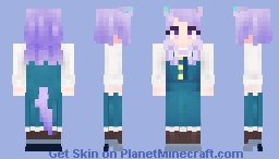 Umamusume---Mejiro Mcqueen Minecraft Skin