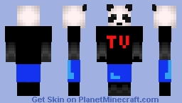 Cool Panda Minecraft Skin