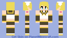 Kagamine Rin collabo Kill la Kill Minecraft Skin