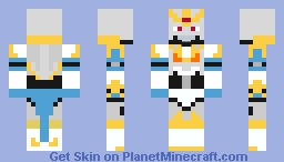digimon - IMPERIALDRAMON PALADIN MODE4-Steve Minecraft Skin
