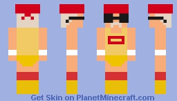 Hulk Hogan - Alex - 2 Minecraft Skin