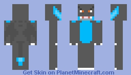 Mega Charizard X Minecraft Skin