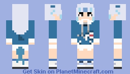 Gawr Gura-Alex Minecraft Skin