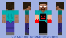 herobrine (cool version) Minecraft Skin