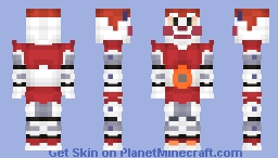 Circus Baby (Alternate Skins in Description) Minecraft Skin