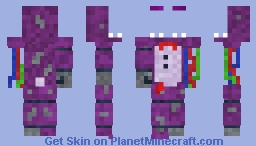Withered Bonnie Minecraft Skin