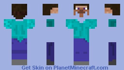 steve armour (original) Minecraft Skin