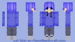 blue boy Minecraft Skin