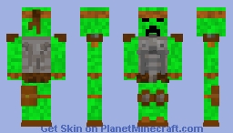 Creeper Knight Minecraft Skin