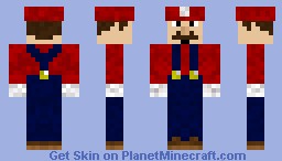 Super Mario Minecraft Skin