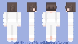 . The White Figure { Skintober Day 5 } . Minecraft Skin