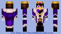 The Purple King Minecraft Skin